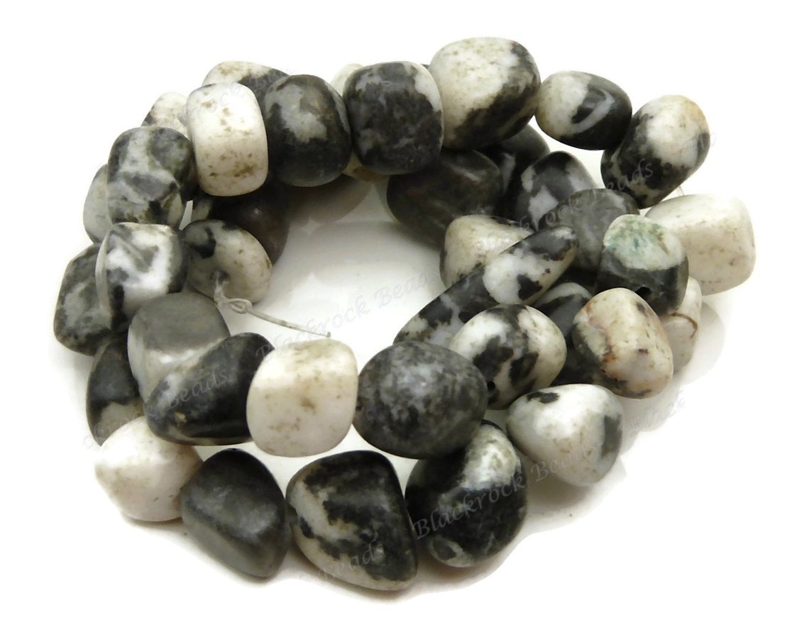 Zebra Jasper Rough Tumbled Nugget Natural Gemstone Beads 15 | Etsy