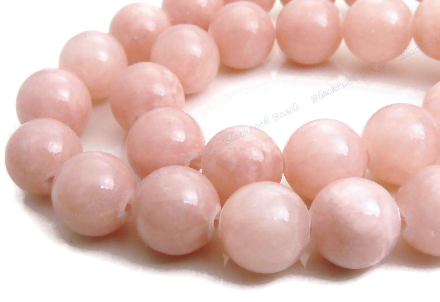 10mm Dark Salmon Mashan Jade Round Gemstone Beads 16 Inch - Etsy