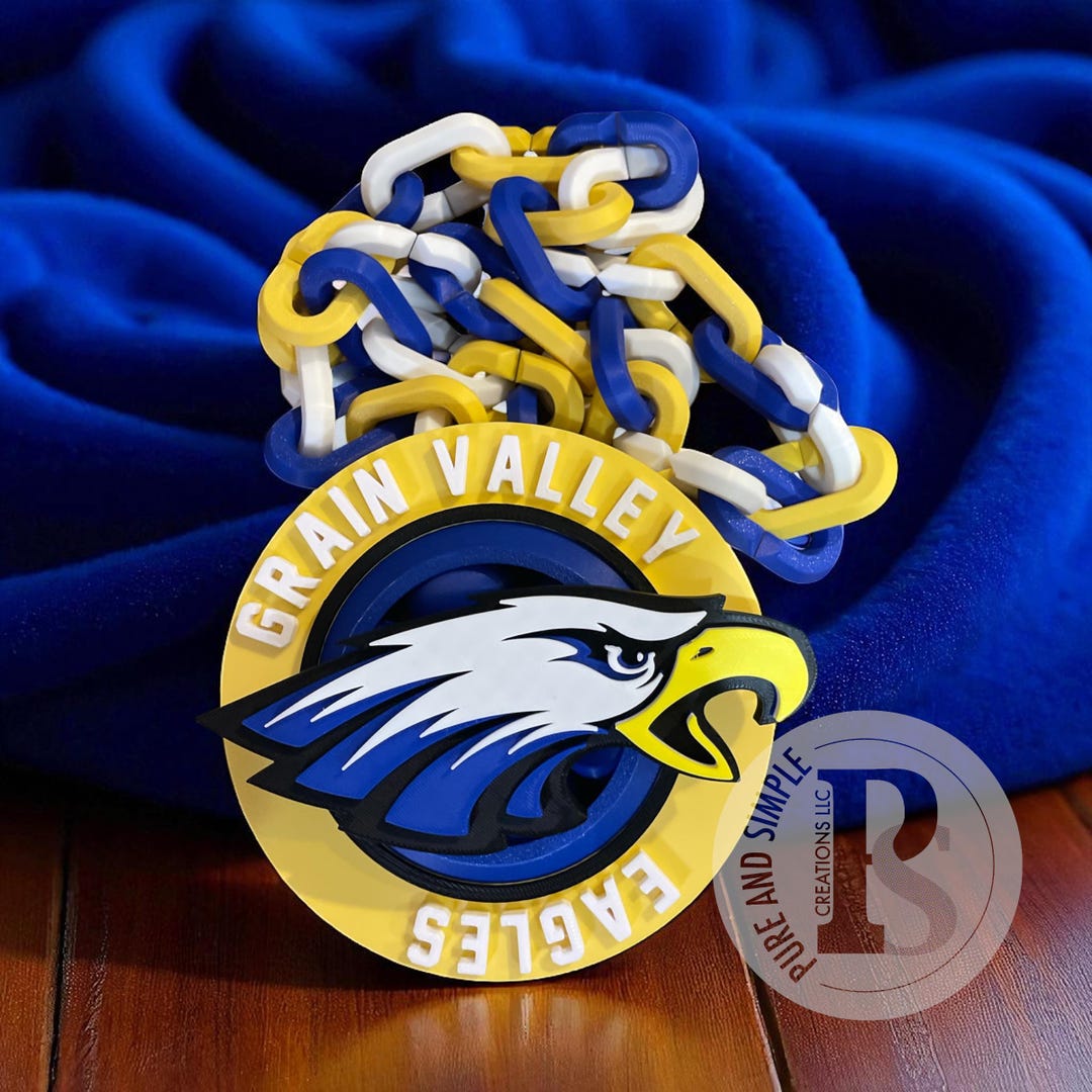 School Turnover Chain | Spinning Team Spirit Chain | Personalized ...