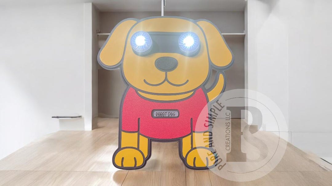 3D Printed Robot Dog Bank ***digital File*** - Etsy