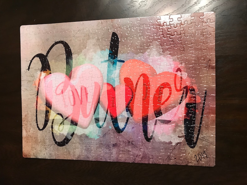 Create Your Own Personalized Cardboard Jigsaw Puzzle - Etsy