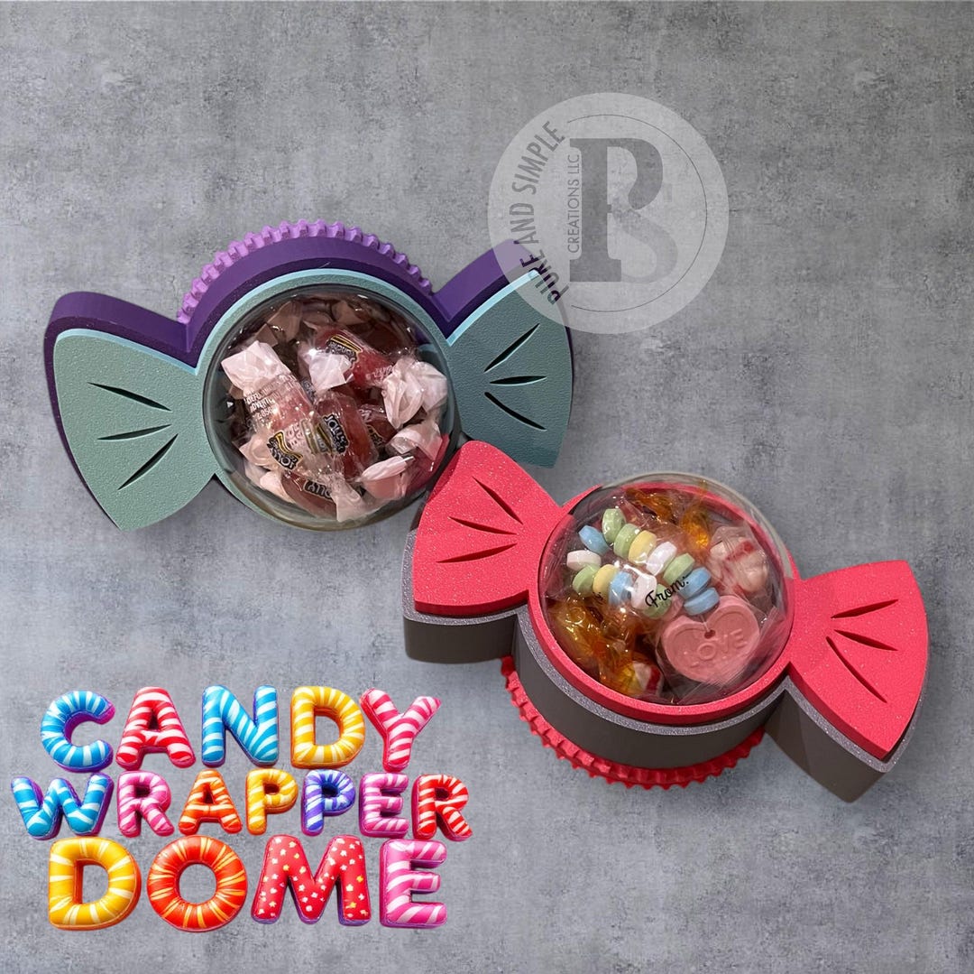 Wrapper 3D Candy Dome - Unique Candy Holder for Gifts, Parties, and ...