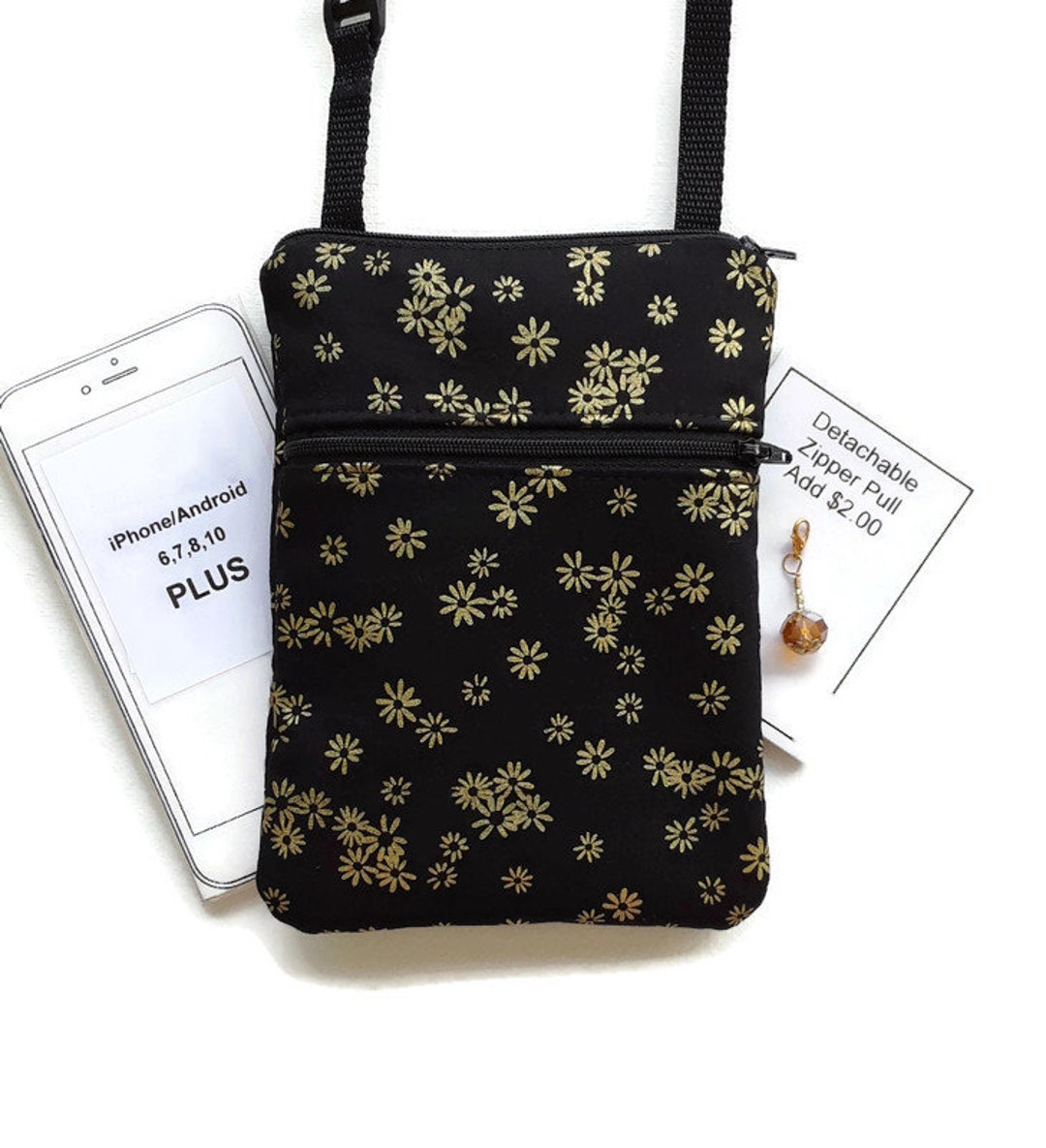 Small Cell Phone Crossbody Purse for Plus Size Phones. Hand - Etsy