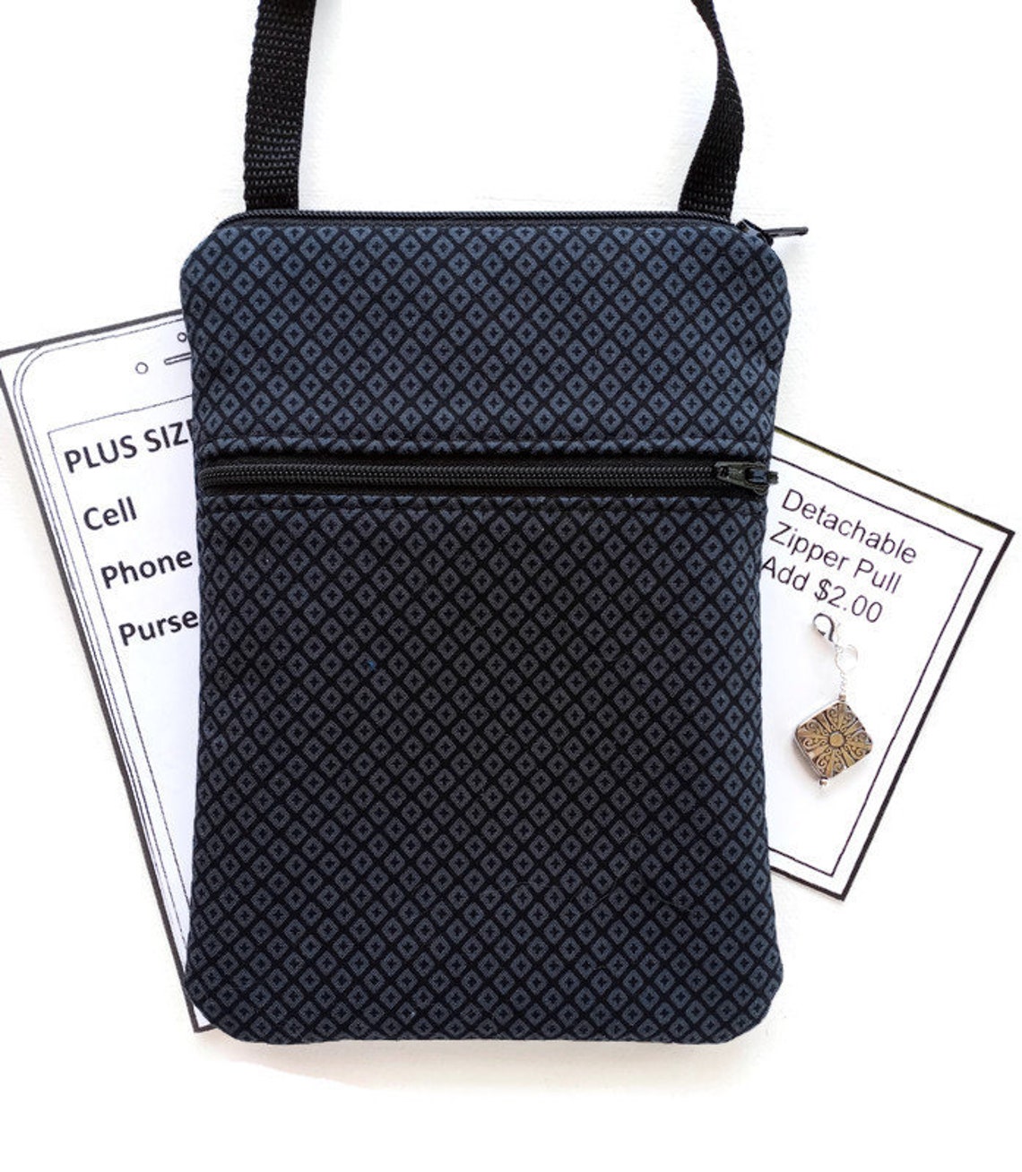 Small Purse for Plus Size Phones. Cell Phone Purse. Hand Made - Etsy