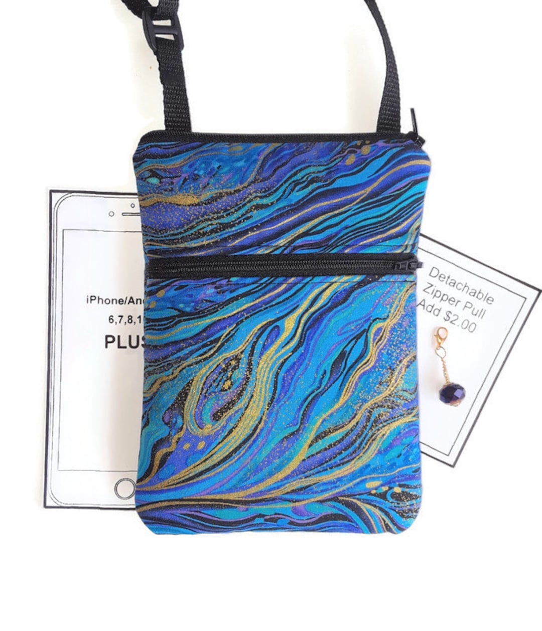Cross Body Purse, Extra Long Strap Available - Etsy