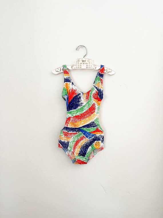 Vintage 70s rainbow bathing - Gem