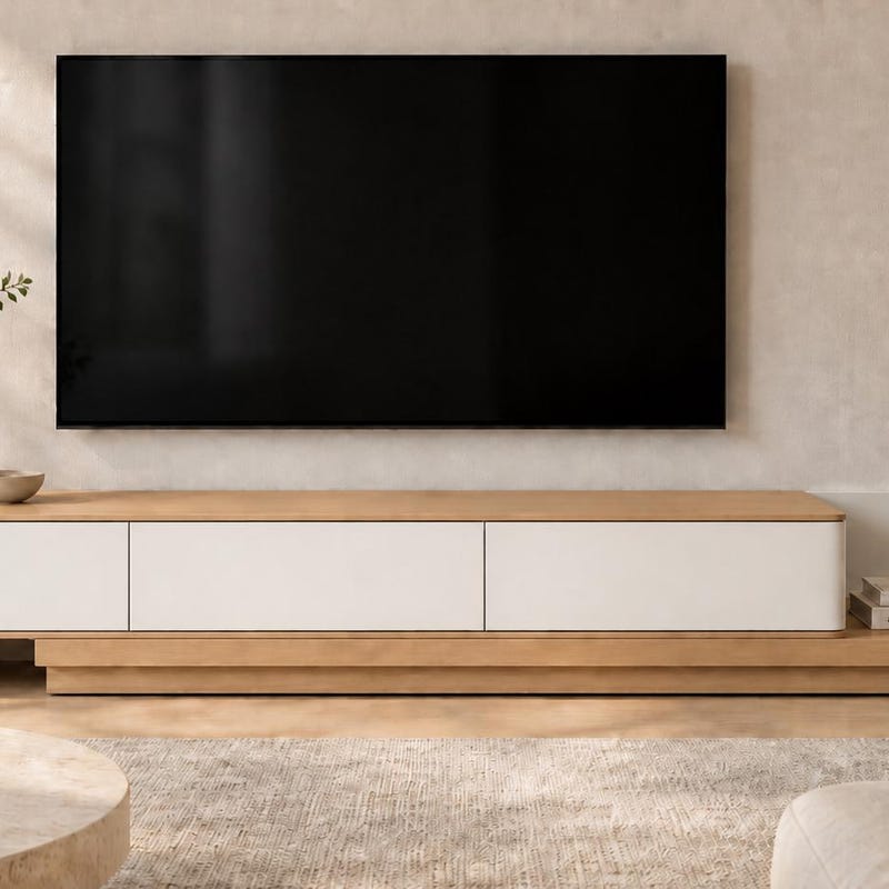 Rounded Tv Cabinet - Etsy