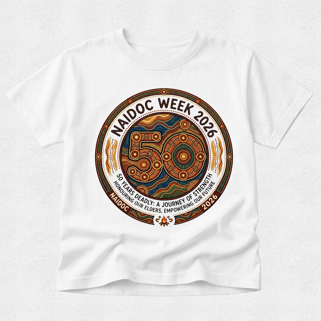 NAIDOC Week 2026 Aboriginal Cultural Celebration T-shirt: 50 Years ...