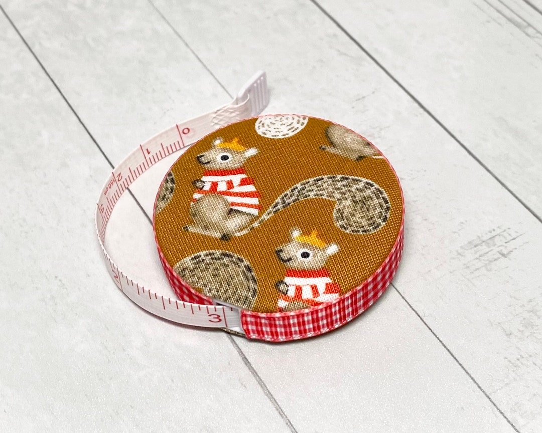 Sweater Squirrels Fabric Covered Retractable Tape Measure - Etsy
