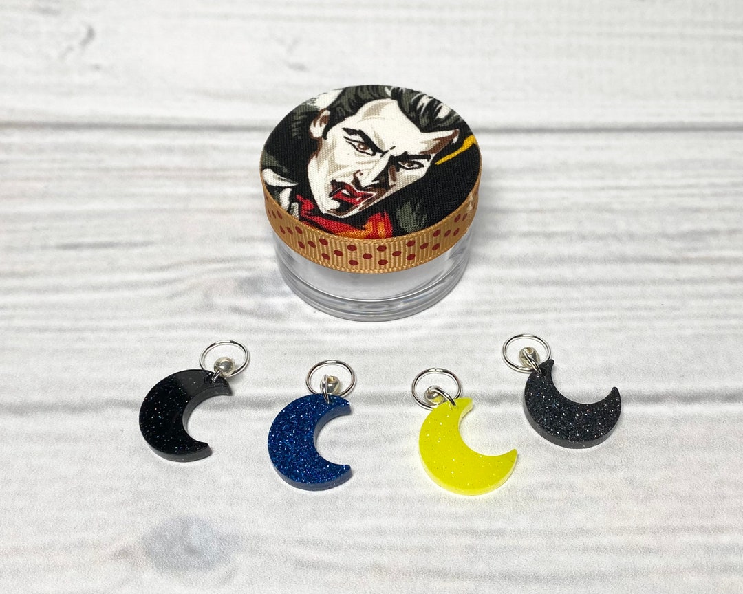 Old School Monsters Round Screw Top Fabric Covered Notions - Etsy