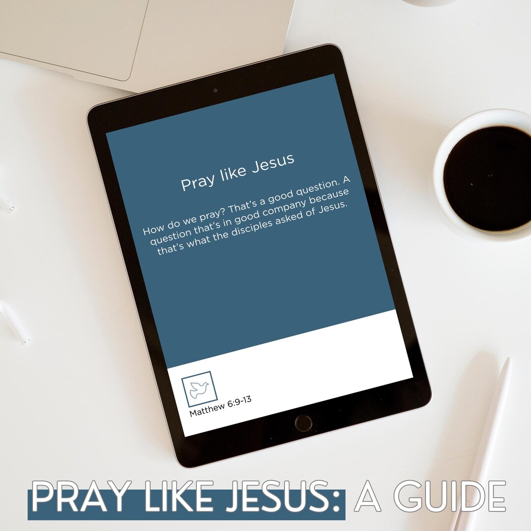 Pray Like Jesus Prayer Guide for Meditation and Prayer, Spiritual Guide ...