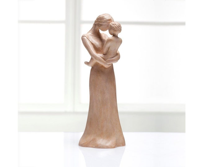 Mother and Child Sculpture - Etsy