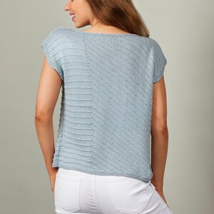 KNITTING PATTERN PDF - Abbey Tank Top - Etsy