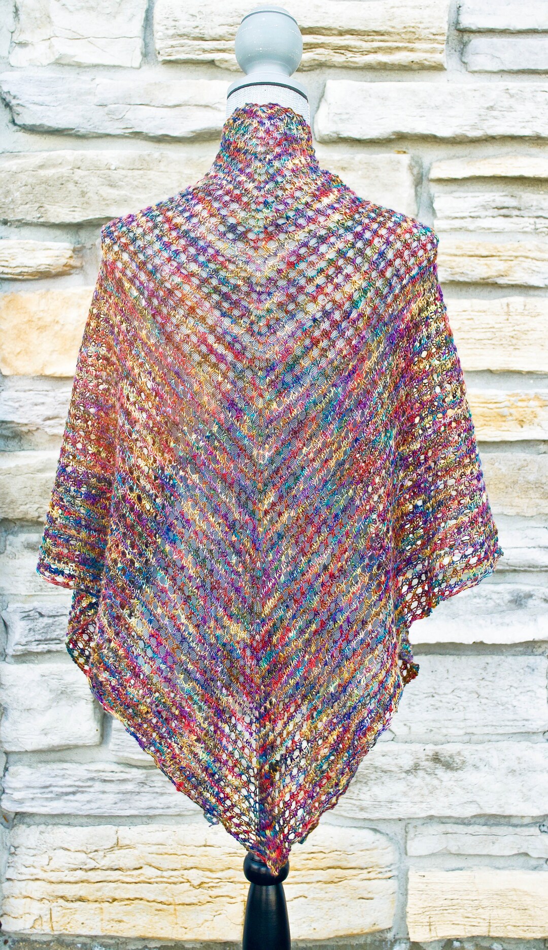 KNITTING PATTERN PDF - Della Shawl - Etsy