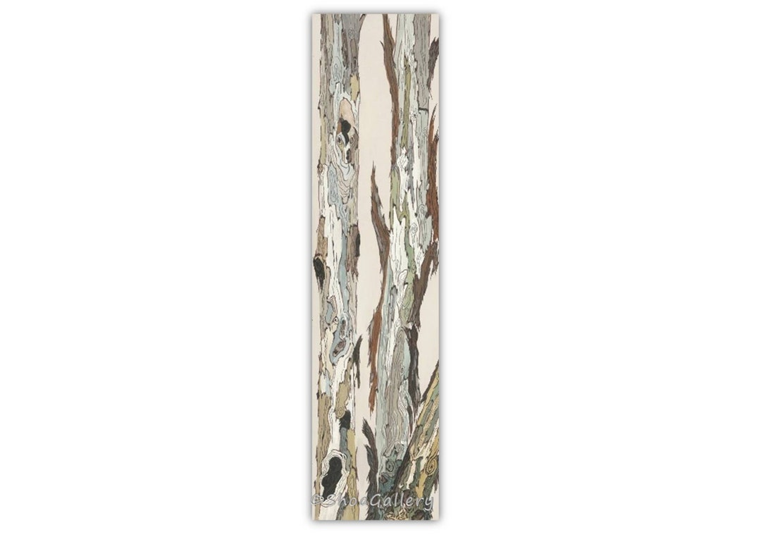 LONG Vertical Wall Art, Extra Large Canvas Print, Tree Wall Art Print ...