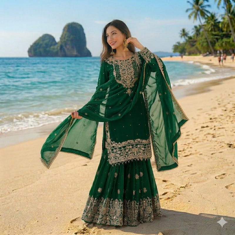 Sharara Dress - Etsy
