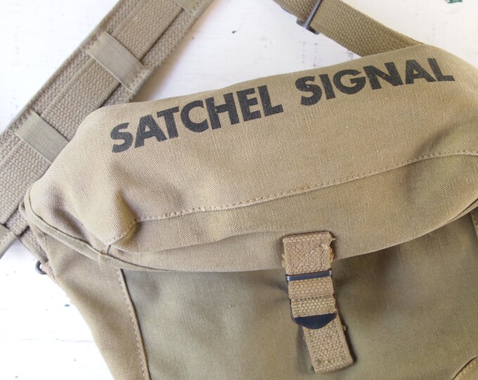 WWII US Army Satchel Signal Bag - Etsy