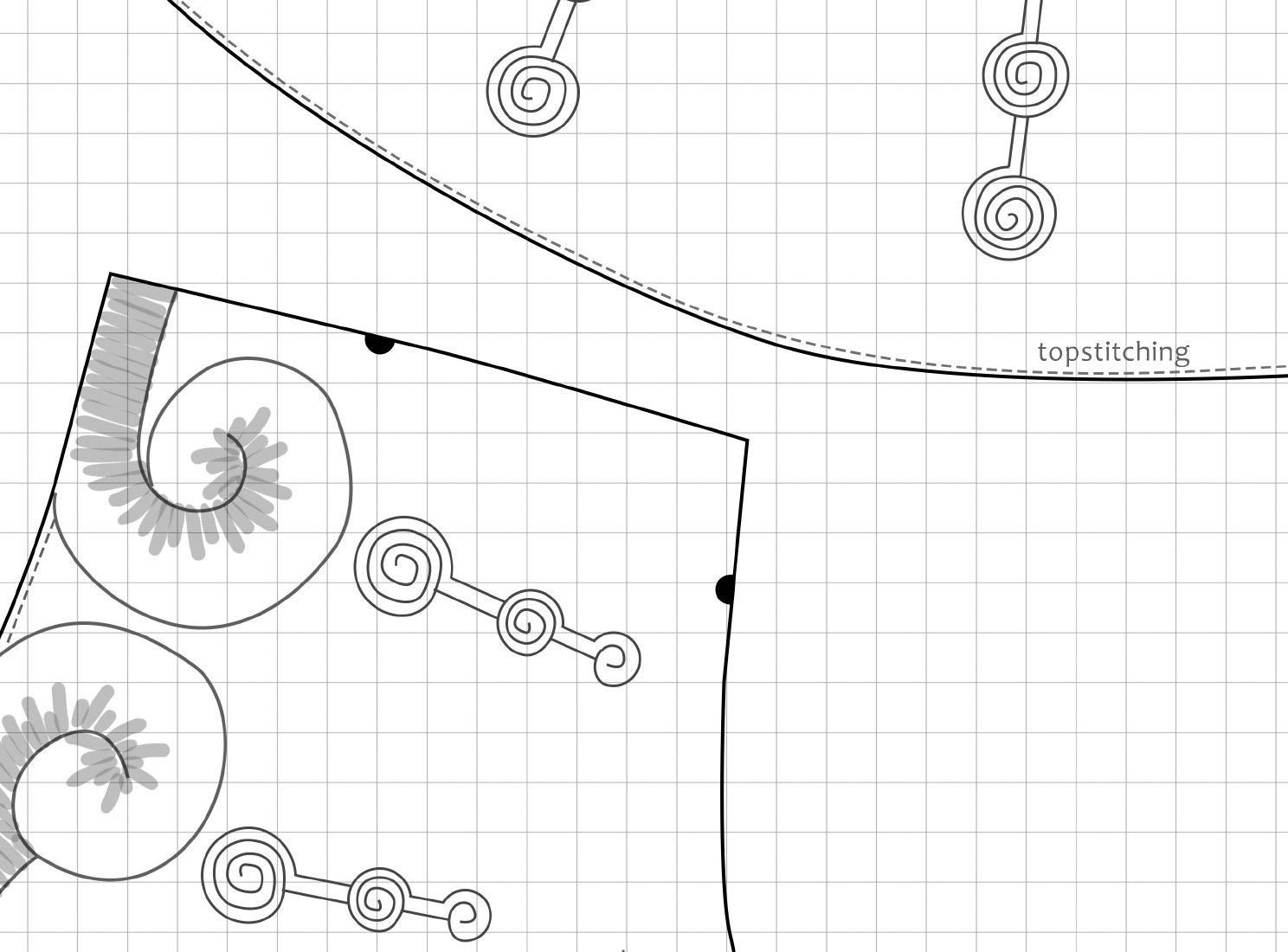 1900s L/XL Jacket Pdf Pattern for 40-43 Bust From Antique Garment 24.9 ...