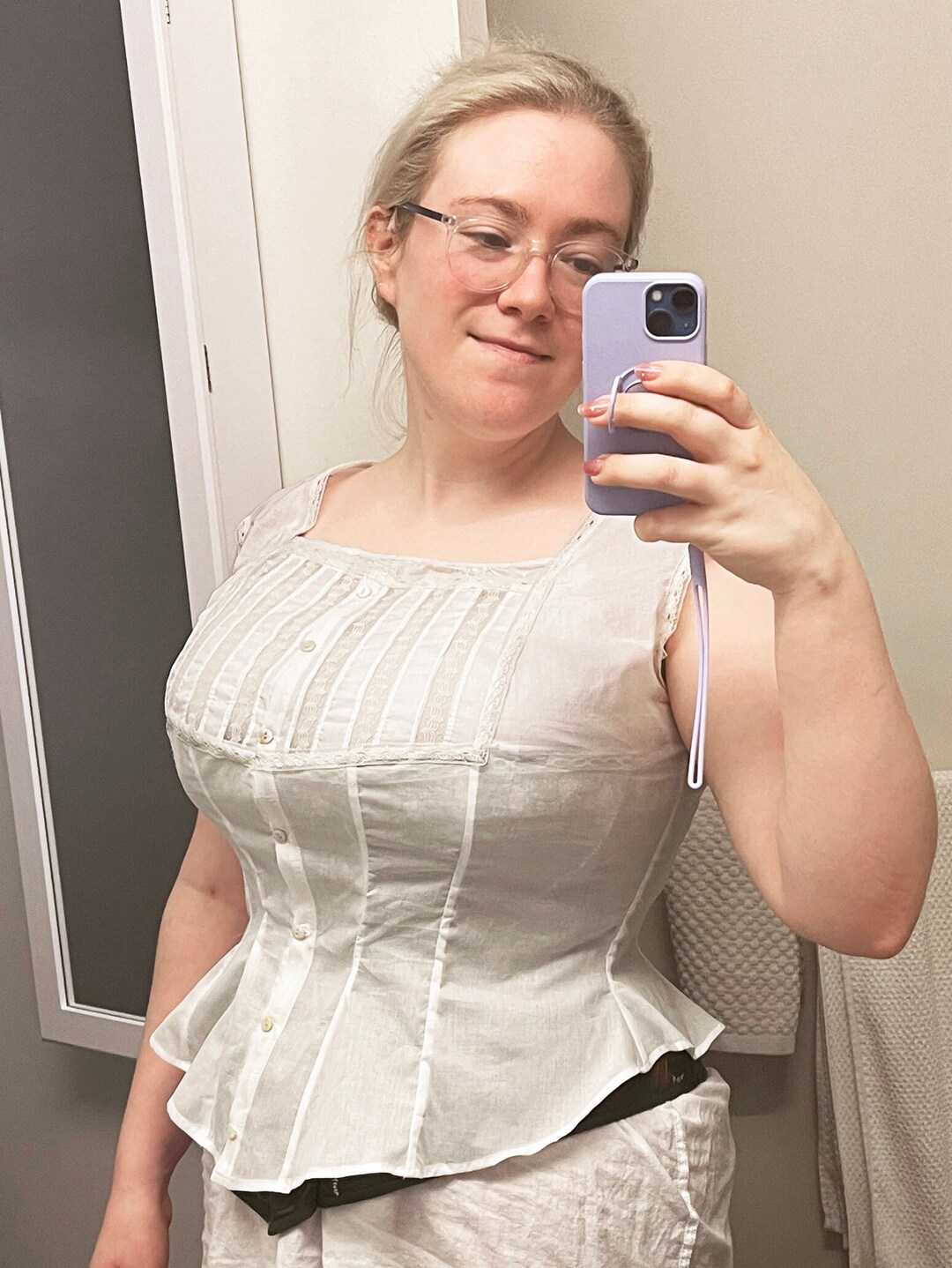 PATTERN - 1880s Corset Cover for 46" Bust XL/XXL - Etsy