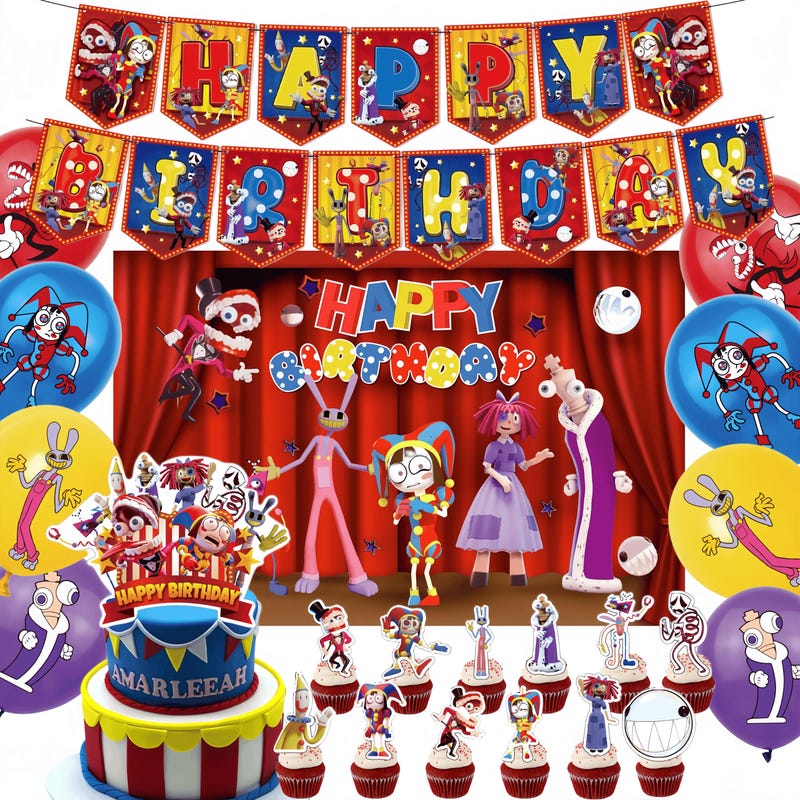 The Amazing Digital Circus Party Supplies - Etsy