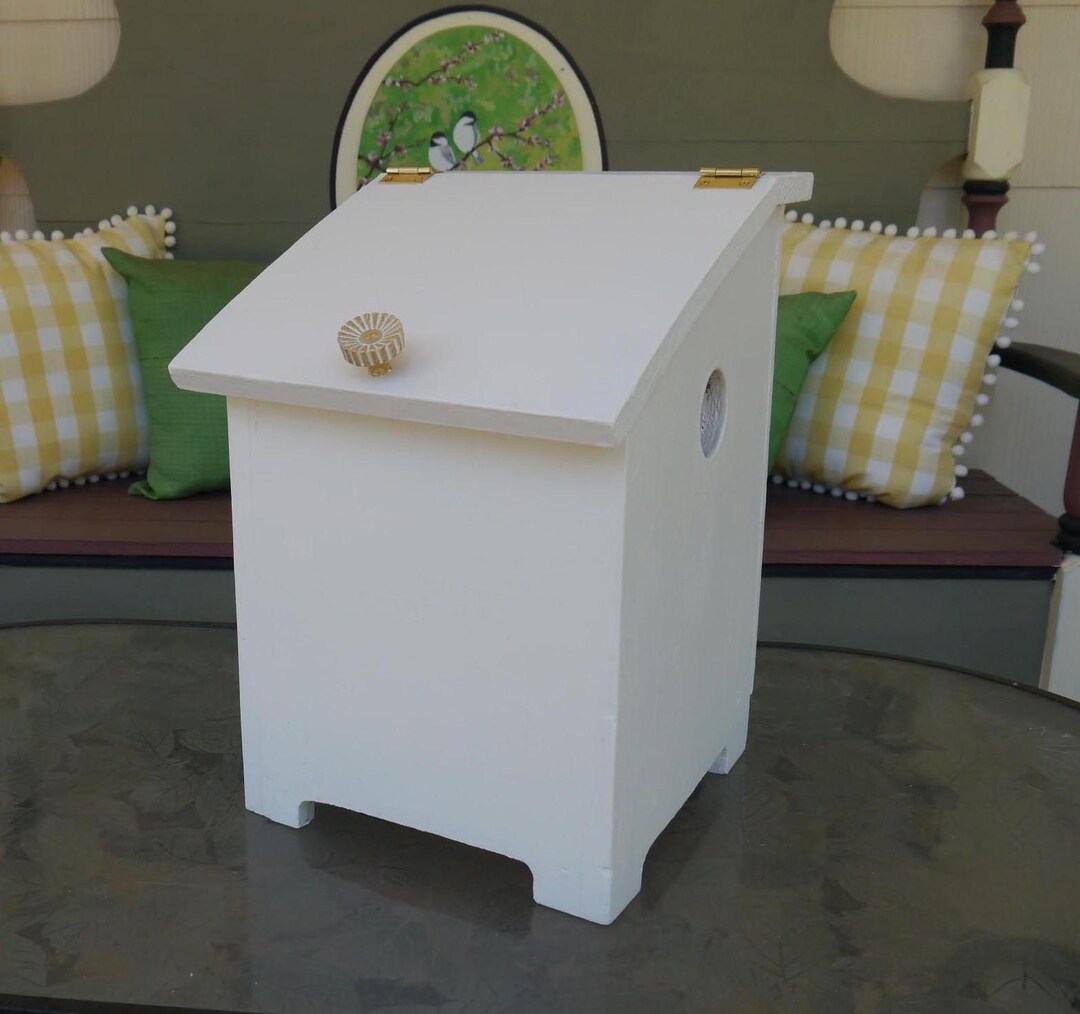 Vintage Potato Bin/fruit/vegetable Storage Box, Upcycled, With Hinged ...