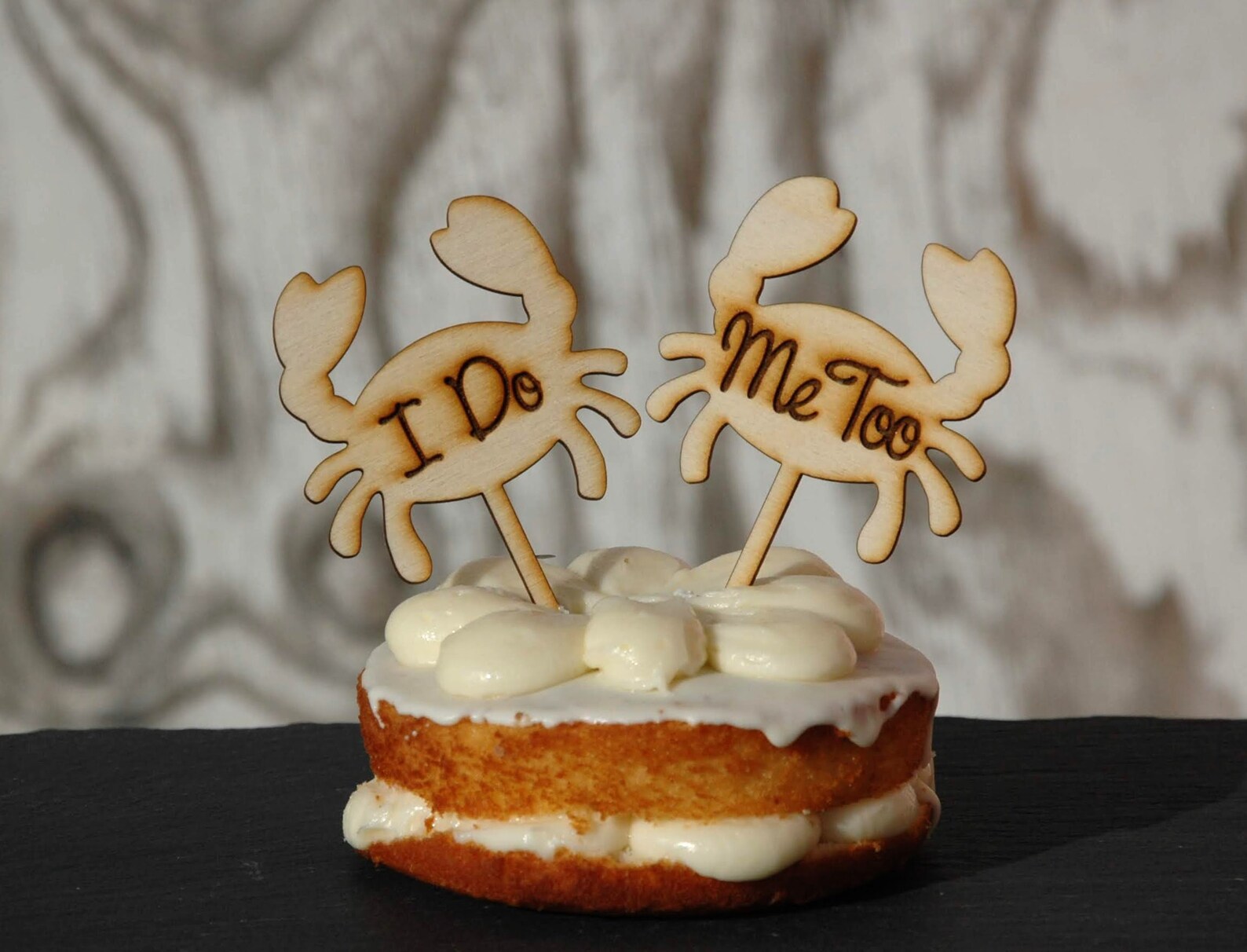 Personalized Cake Topper-crabs-beach Wedding-shabby Chic - Etsy