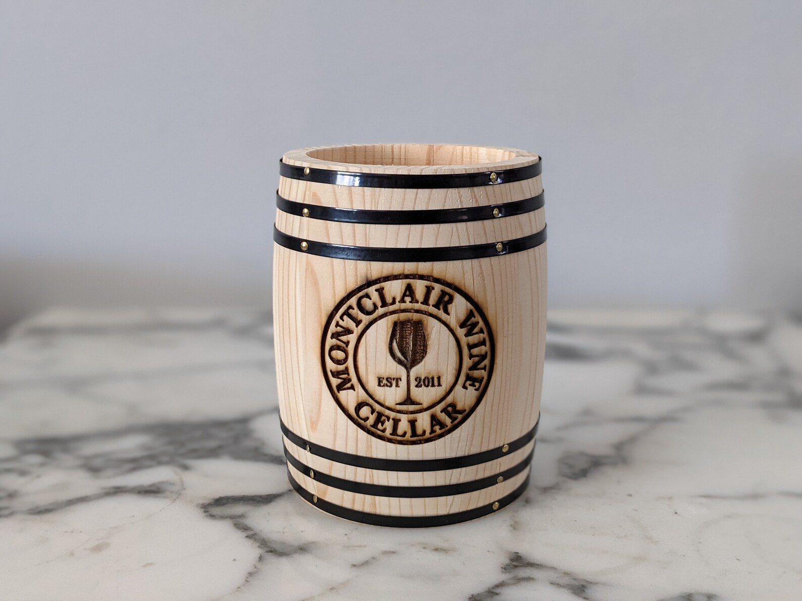 Personalized Mini Wooden Barrel Liquor Barrel Barrel Vase | Etsy