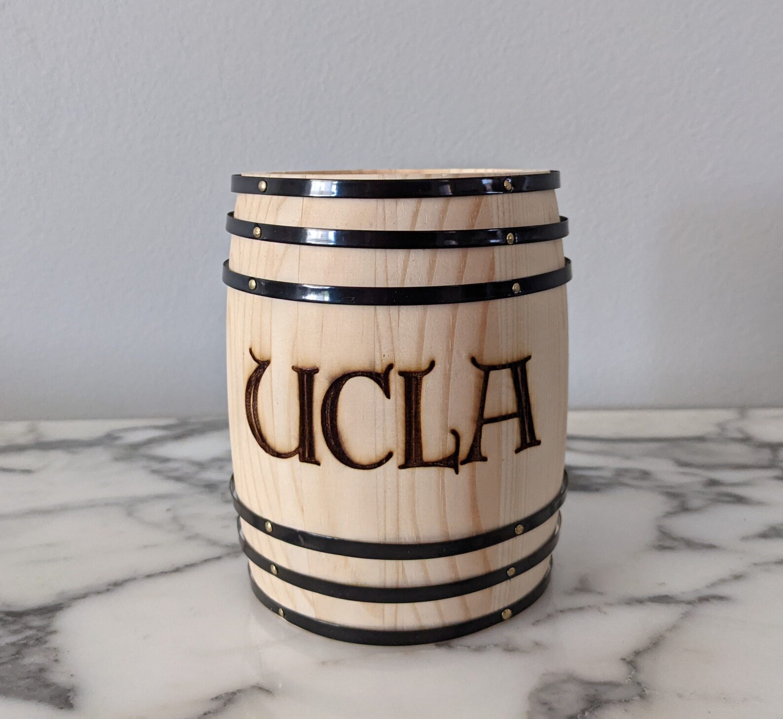 Personalized Mini Wooden Barrel Liquor Barrel Barrel Vase | Etsy