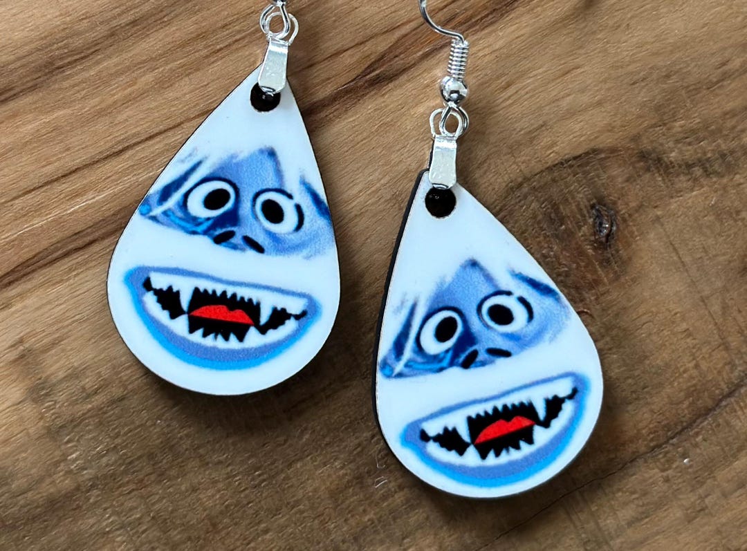 Abominable Earrings ~ Yeti ~ Bumble ~ Holiday/christmas - Etsy