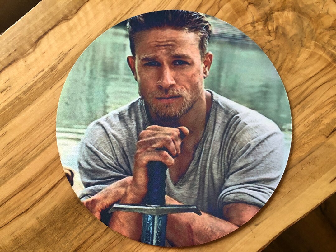 Charlie Hunnam Neoprene Mouse Pad~jax~ King Arthur~sons of Anarchy - Etsy