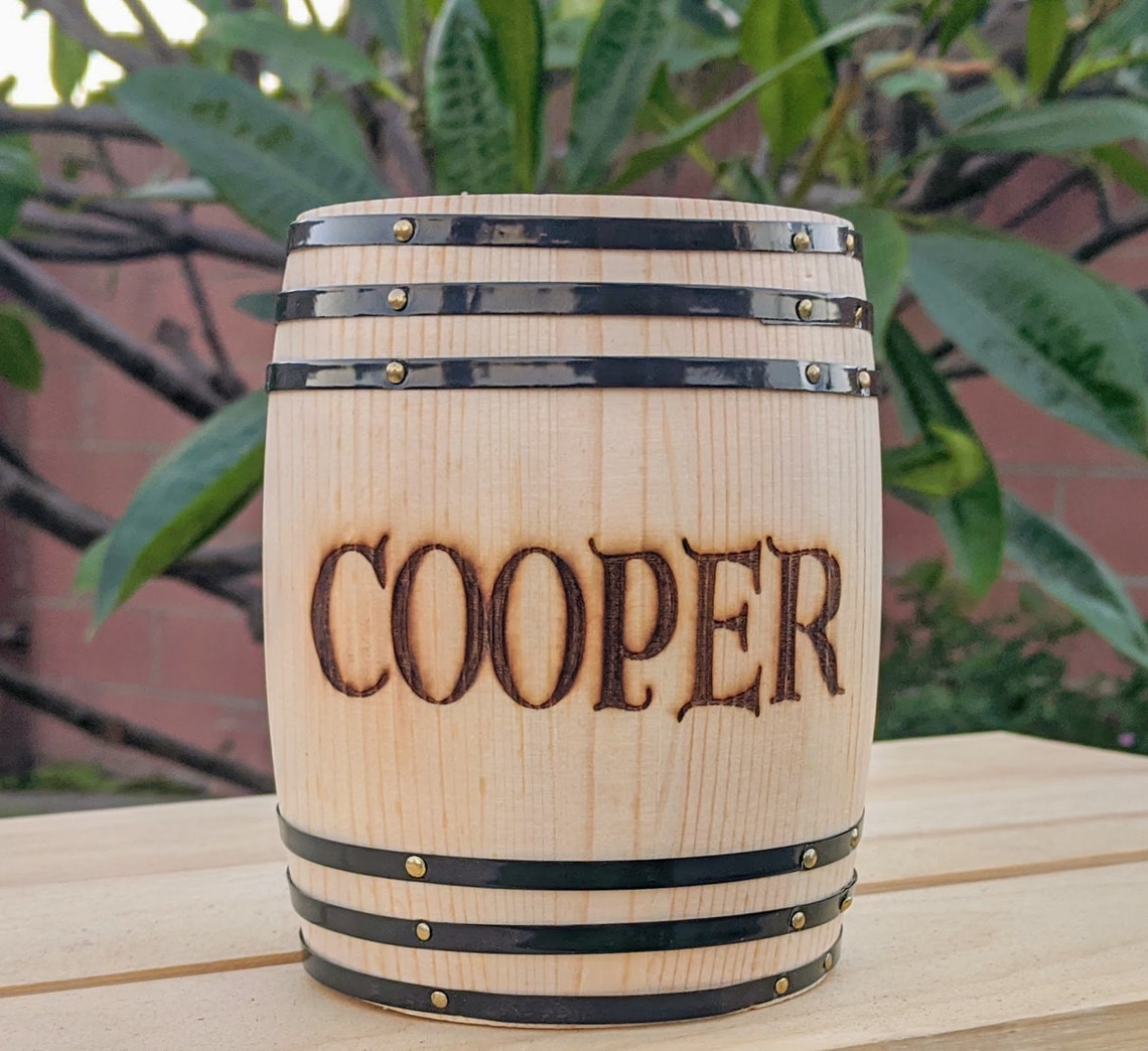 Personalized Mini Wooden Barrel Liquor Barrel Barrel Vase - Etsy