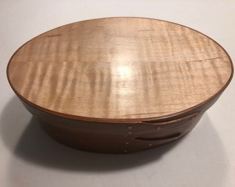 Shaker Oval Box #8 - Cherry, Maple and Walnut - Etsy