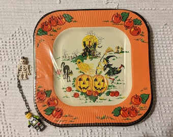 Scary Halloween Witch JOL Pumpkin Black Cat Ghost in Pumpkin - Etsy