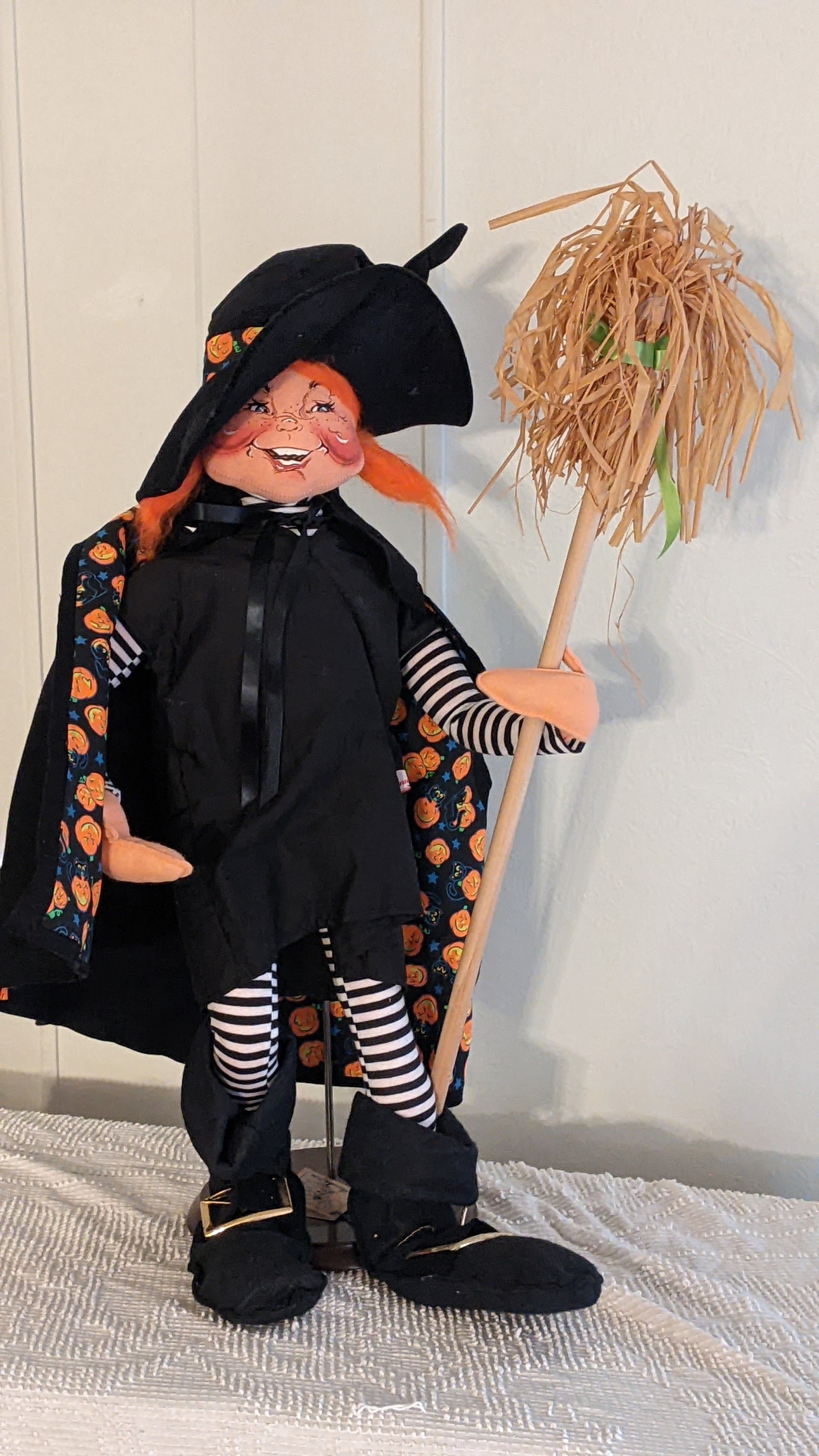 Witch Kid Annalee Mobilitee Doll 30 Inch Halloween Decor With - Etsy
