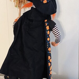 Witch Kid Annalee Mobilitee Doll 30 Inch Halloween Decor With Stand and ...