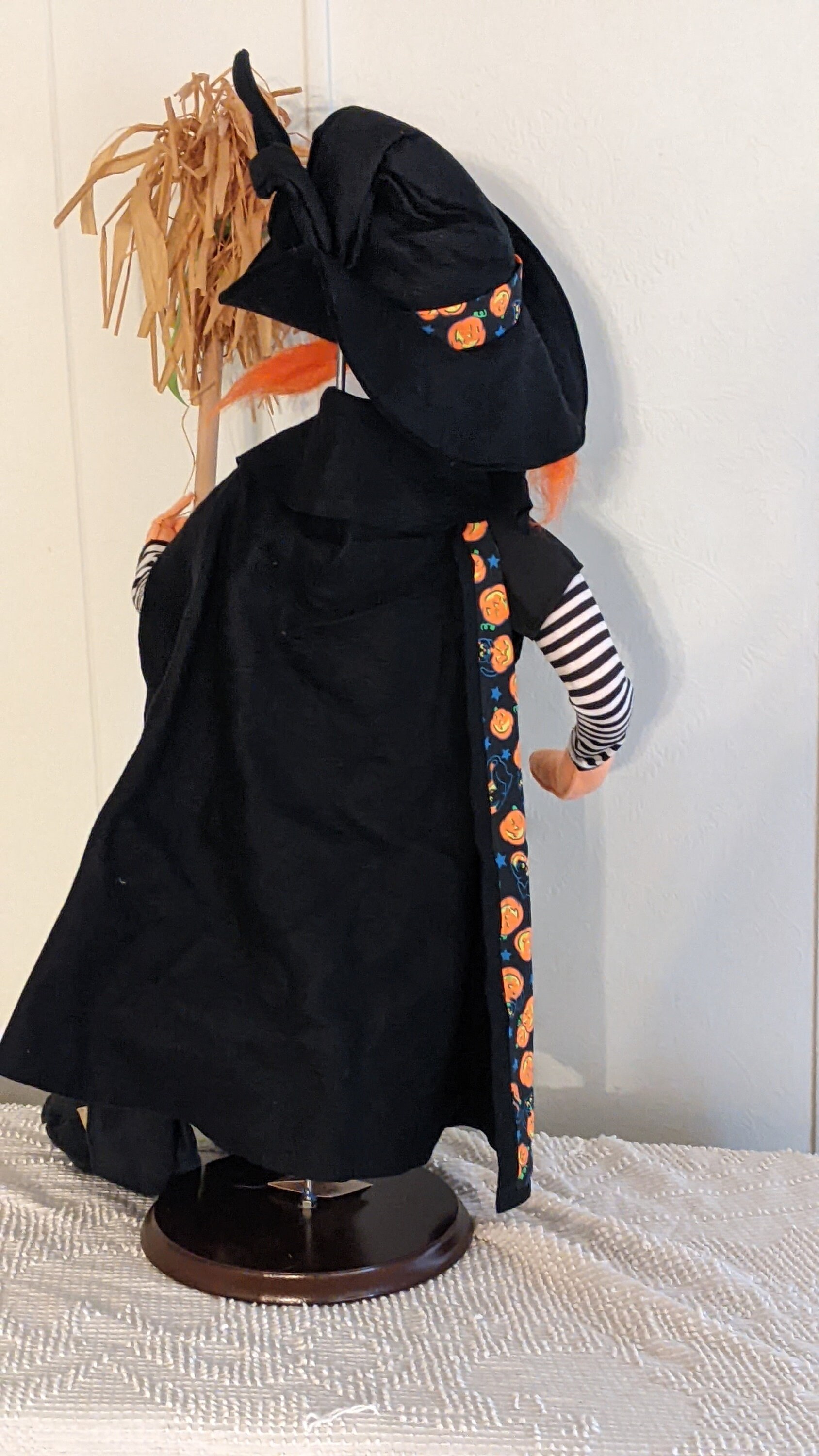 Witch Kid Annalee Mobilitee Doll 30 Inch Halloween Decor With Stand and ...