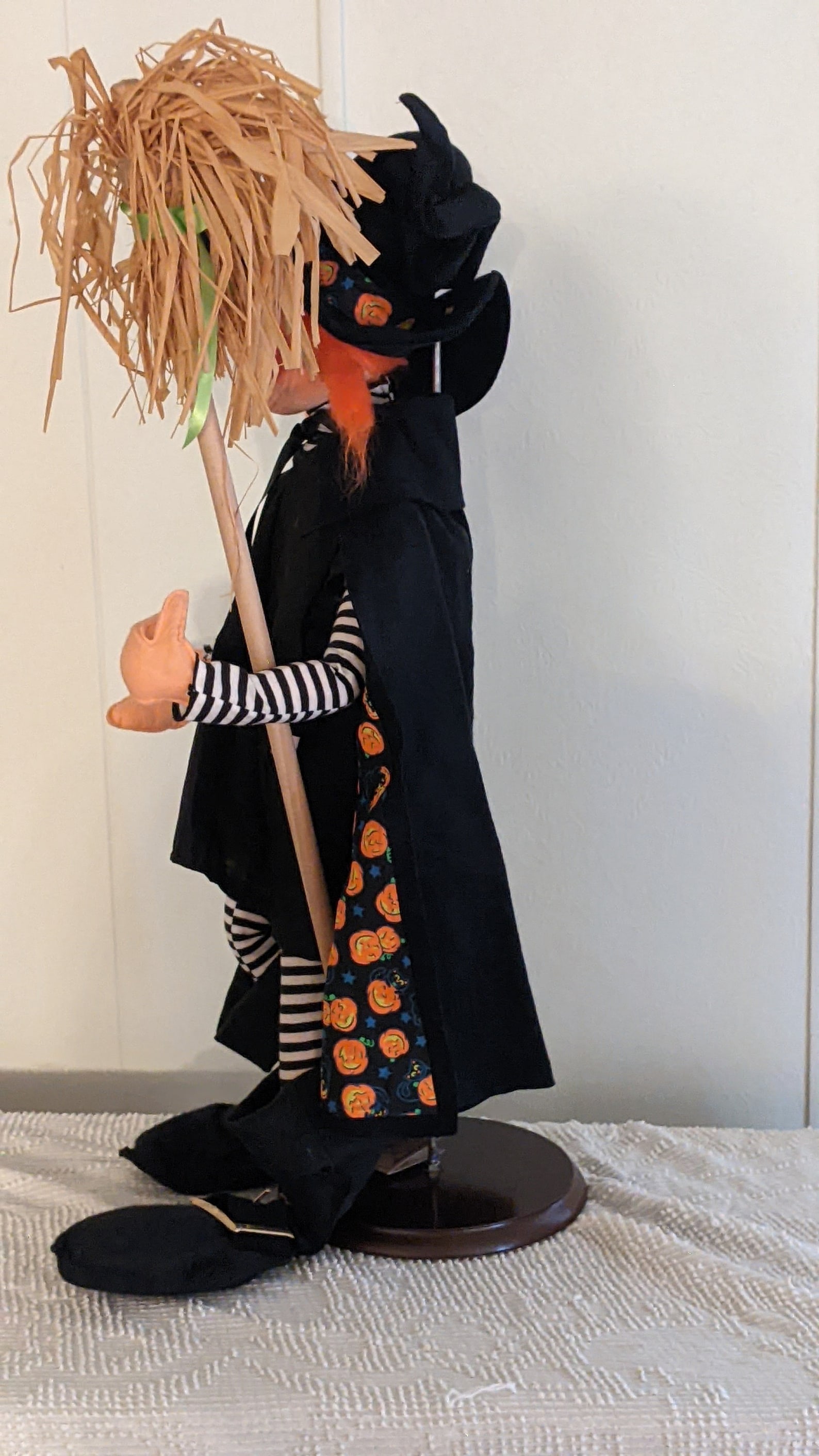 Witch Kid Annalee Mobilitee Doll 30 Inch Halloween Decor With Stand and ...