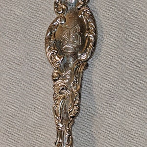 Watteau Durgin Olive Serving Sterling Spoon Pierced Bowl Long Handle ...