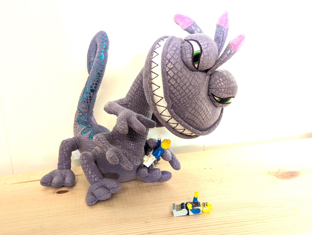 Randall Boggs Monsters Inc Plush 12 Inch Disney Store Stamp - Etsy