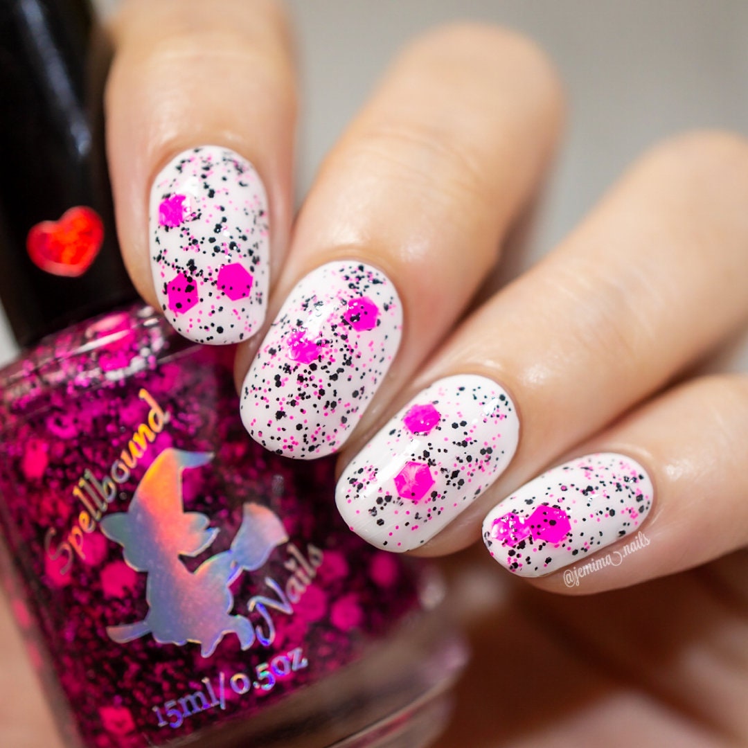 Pretty in Punk Custom Glitter Nail Polish - Etsy