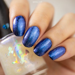 Zeus Greek Gods and Goddesses blue Flakies Shimmer Nail Polish - Etsy