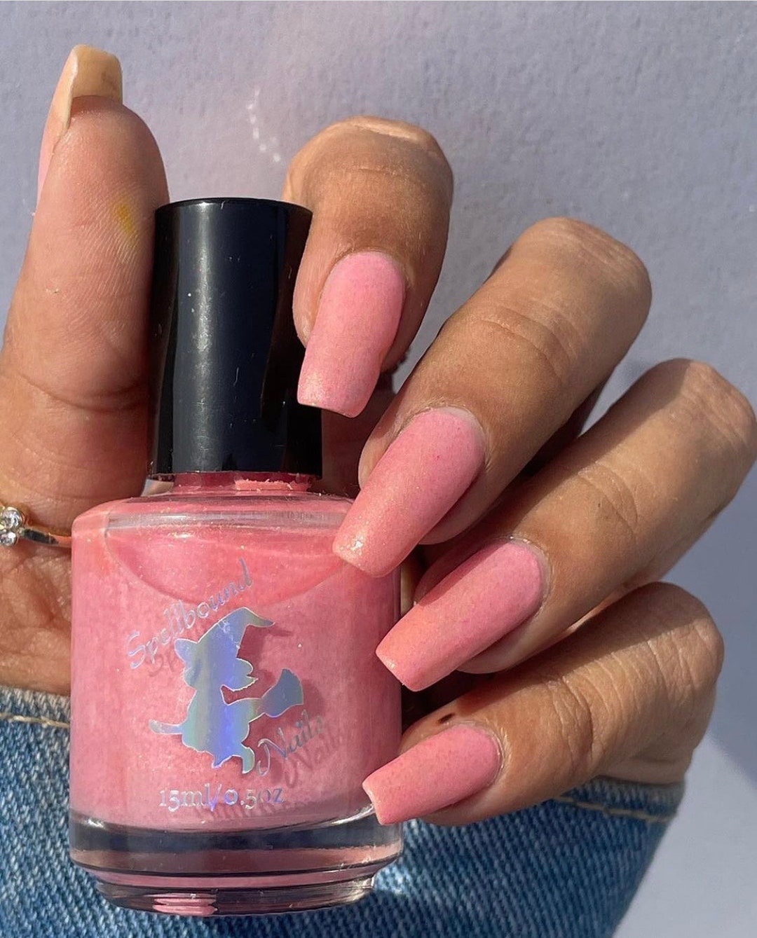 Aphrodite Greek Gods and Goddesses pink Shimmer Glow in the Dark Nail ...