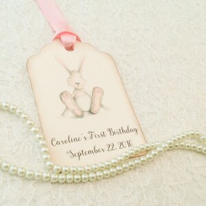 Bunny Wish Tags-bunny Rabbit Thank You Favor Tags-rabbit Baby Wish Tree ...