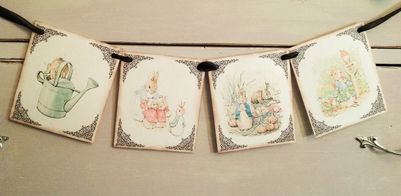Peter Rabbit Banner-peter Rabbit Baby Shower Decorations-beatrix Potter ...