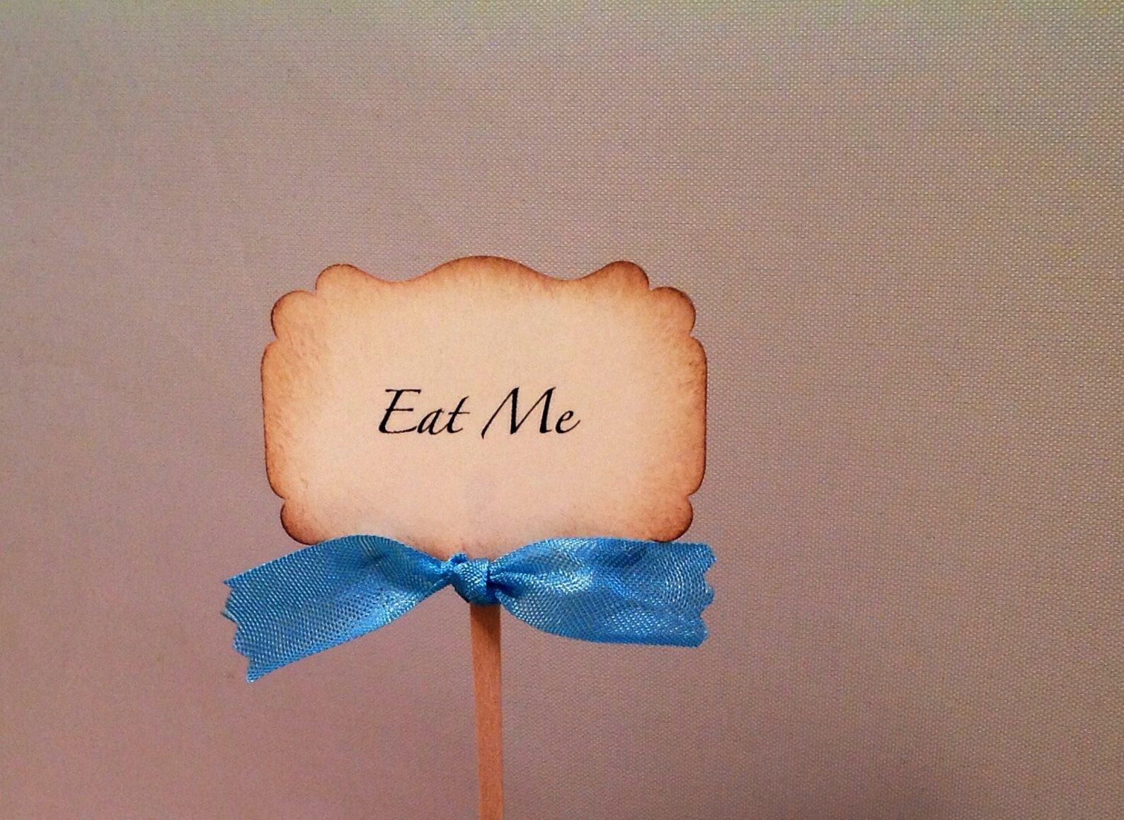 Eat Me Cupcake Toppers-alice in Wonderland Cupcake Toppers and | Etsy