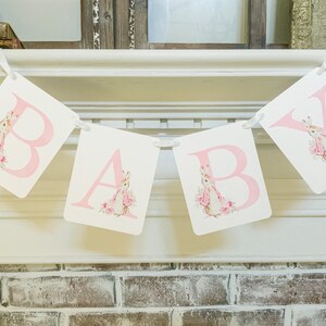Peter Rabbit Baby Shower Banners for Girls-personalized Banners Signs ...