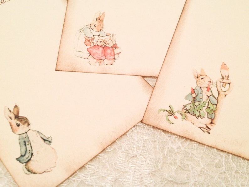Peter Rabbit Wish Cards-wishes for Baby Cards Tags-set of 12 | Etsy
