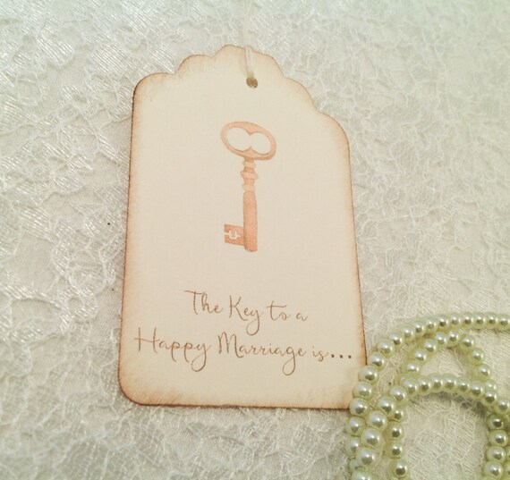 Key to a Happy Marriage-Wedding Wish Tree-Advice for Bride and | Etsy
