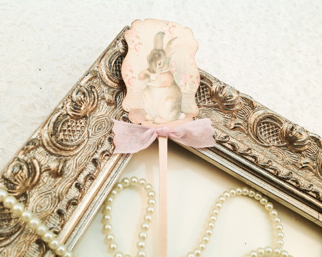 Bunny Rabbit Cupcake Toppers-flopsy Cupcake Topper Picks-peter Rabbit ...