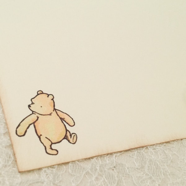 Pooh Note Cards - Etsy